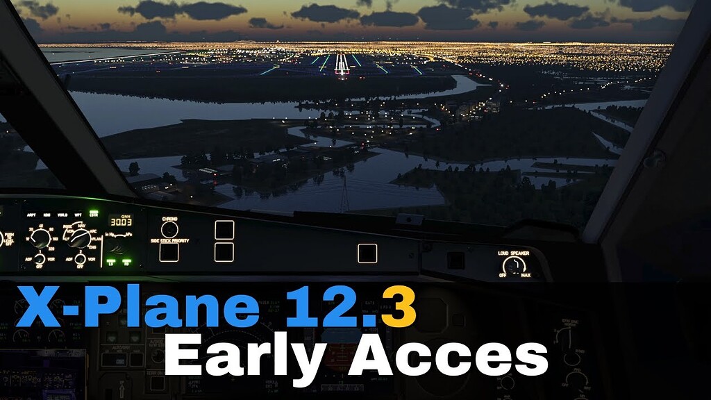 Let's try X-Plane 12.3 Early Preview! #xplane12 - X-Plane Add-Ons ...
