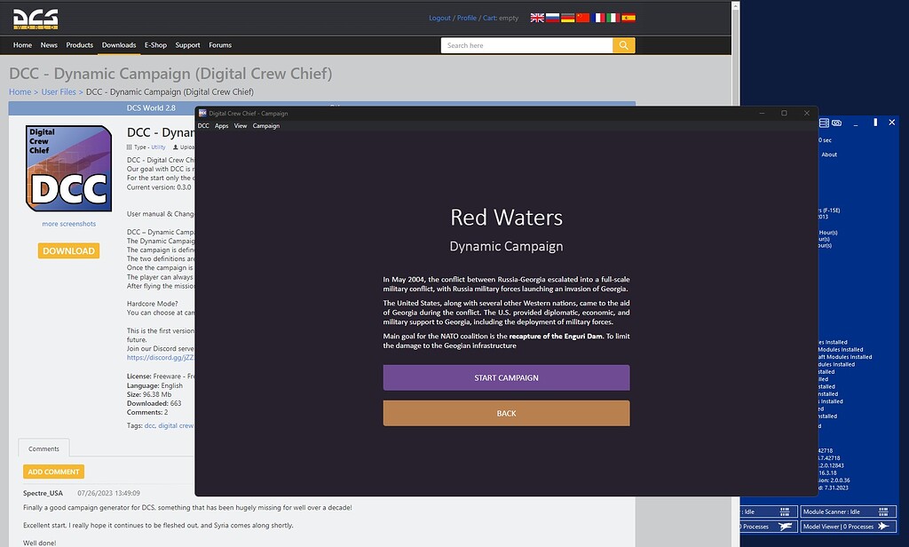 Digital Crew Chief - DCC - Dynamic Campaign - Flight Sims - Mudspike Forums