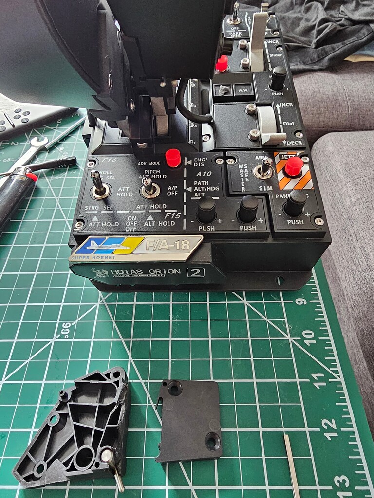 WWing F-18 Throttle.... and This happened :( - Hardware & Tech ...