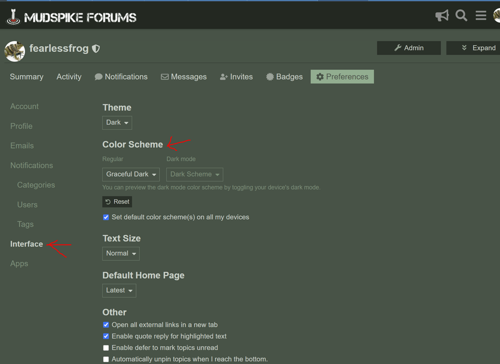 Color Schemes - Meta - Mudspike Forums