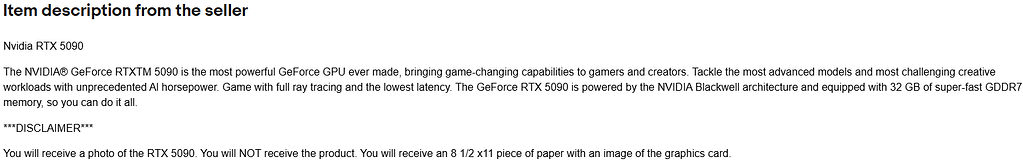 SCAM ALERT!: URGENT REGARDING EBAY GPU SALES - Hardware & Tech ...