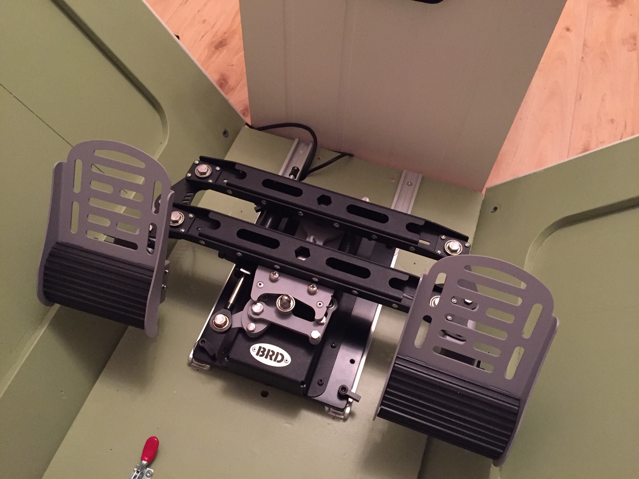 DIY Adjustable rudder pedal mount. - Hardware & Tech Questions ...